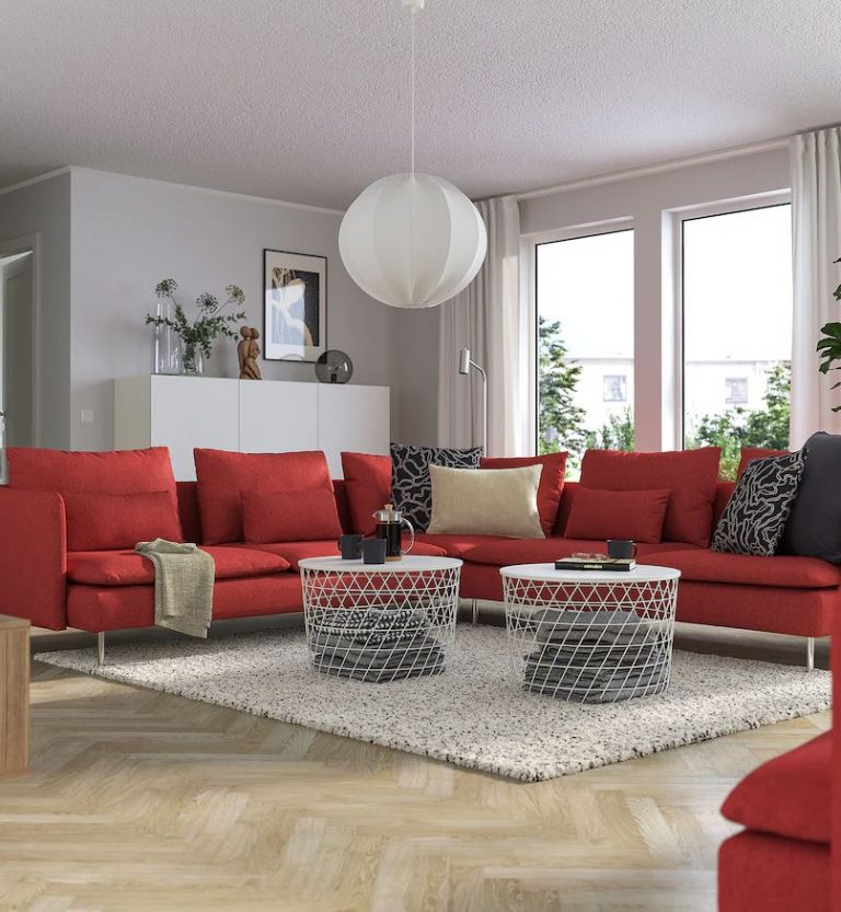 Cómo Decorar un Salón con Sofá Rojo (+40 Ideas) ️